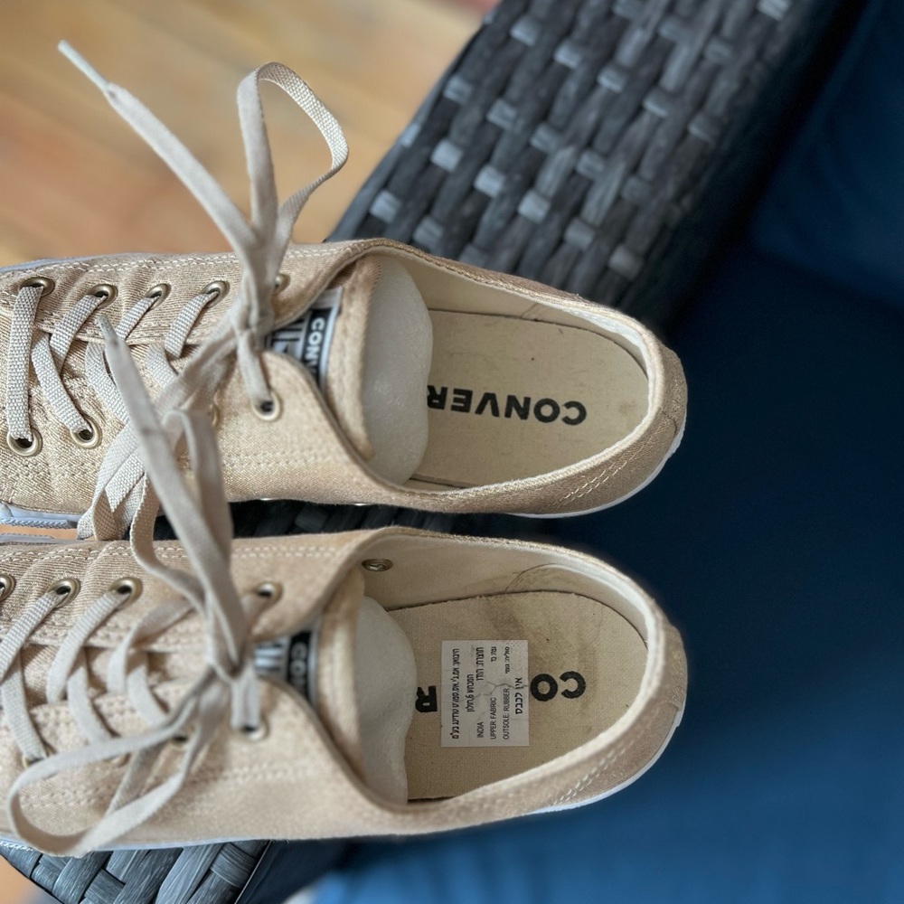 Converse Sparkle Gold Sneakers - Gem